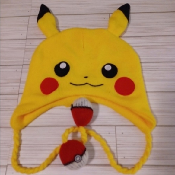 Pokemon | Accessories | Pokemon Pikachu Aviater Beanie Hat With Pokemon ...